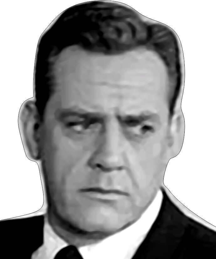 Perry Mason Raymond Burr 72' Tall Life Size | Grelly UK