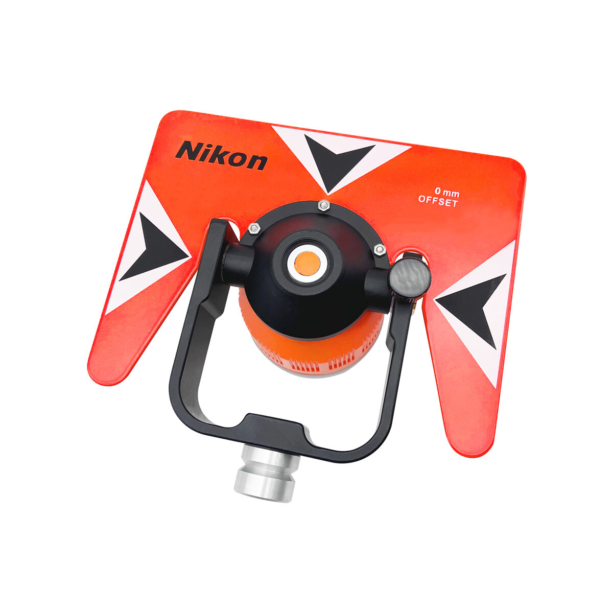NEW RED NIKON SINGLE PRISM FOR NIKON TOTAL STATION -30/0mm 5/8x11 ...