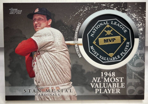 Stan Musial 2023 Topps Mise à Jour 1948 Nl MVP Prix Commémorative ...