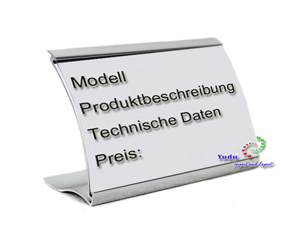 Preisschild Schild Hinweisschild Info Werb-Aufsteller ...