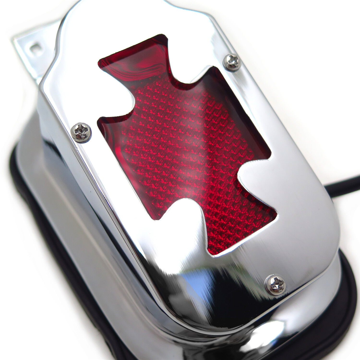 Maltese Cross Tail Light for Harley Tail Light Metal Cross Brake Light ...