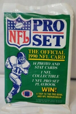 Single Unopened Pack NFL PRO SET 1990 Football Trading Cards. | eBay