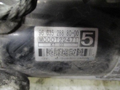 9663528880 DEMARREUR IR8072 - pour PEUGEOT 307 SW PH2 1.6 HDI 16V FAP ...