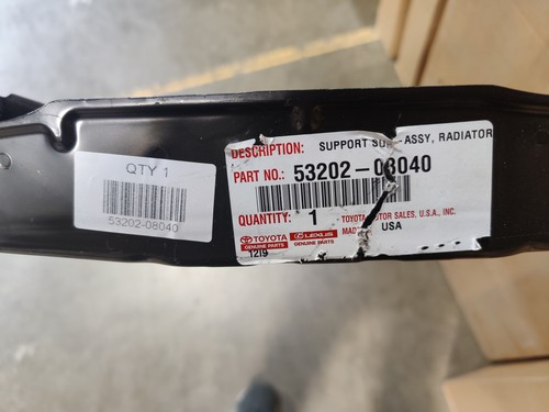 Genuine OEM Toyota 53202-08040 Passenger Radiator Support Brace 2011 ...