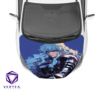 Berserk Griffith Anime Hood Wrap Weatherproof Vinyl Decal 50"X60" -K | eBay