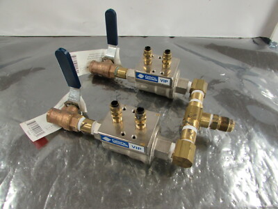 OMAL AUTOMATION DN10 VIP DUAL PNEUMATIC VALVE ASSEMBLY 8 BAR WITH SHUT ...