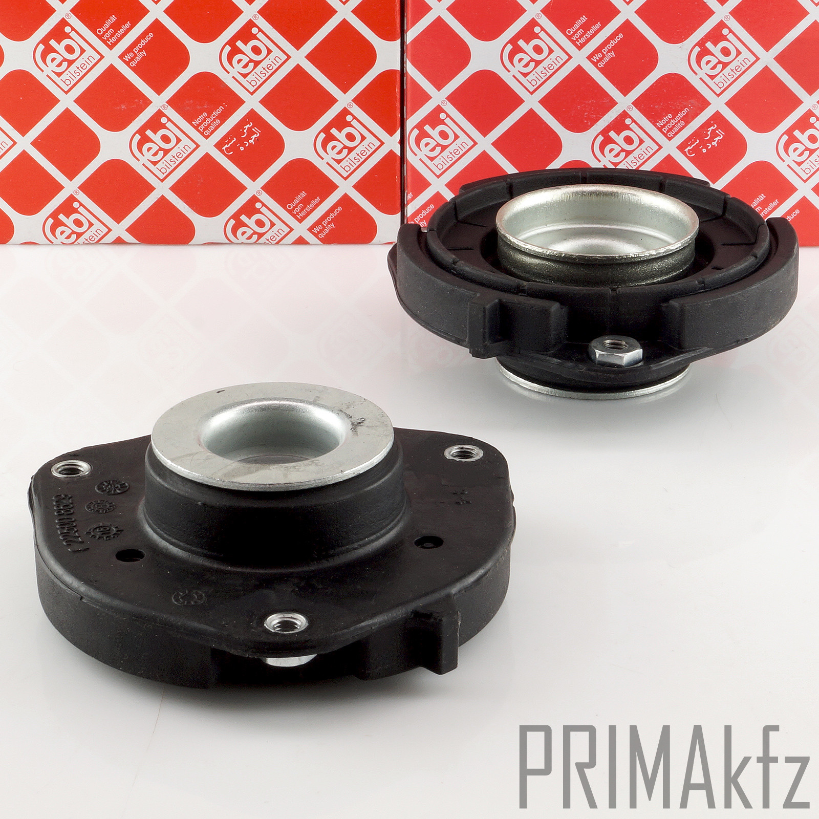 2x FEBI 37897 Federbeinlager Domlager vorne für VW Passat Touran Audi ...