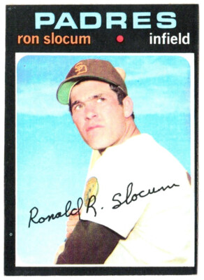 Ron Slocum 1971 Topps #274 San Diego Padres (ex-mt) B | eBay