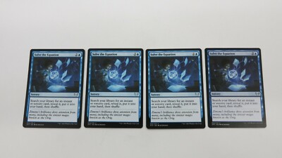 4x SOLVE THE EQUATION SORCERY STRIXHAVEN MTG MAGIC GATHERING NM ...