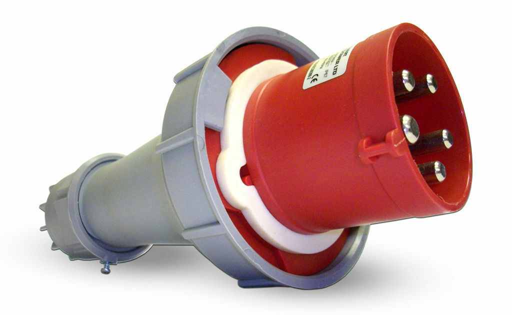 Industrial Trailing Plug 16AMP, 32AMP, 63AMP, 125AMP - 3, 4, 5 PIN ...