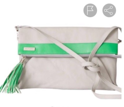 MICHE Hip Bag Cross Body Porter Grey Green NWT's Fold over | eBay