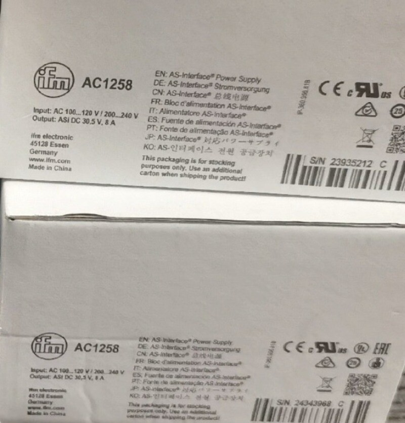 1pc NEW AC1258 IFM Power Supply | eBay