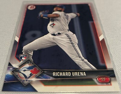 2018 Bowman Baseball Richard Urena Toronto Blue Jays rookie card #23 | eBay