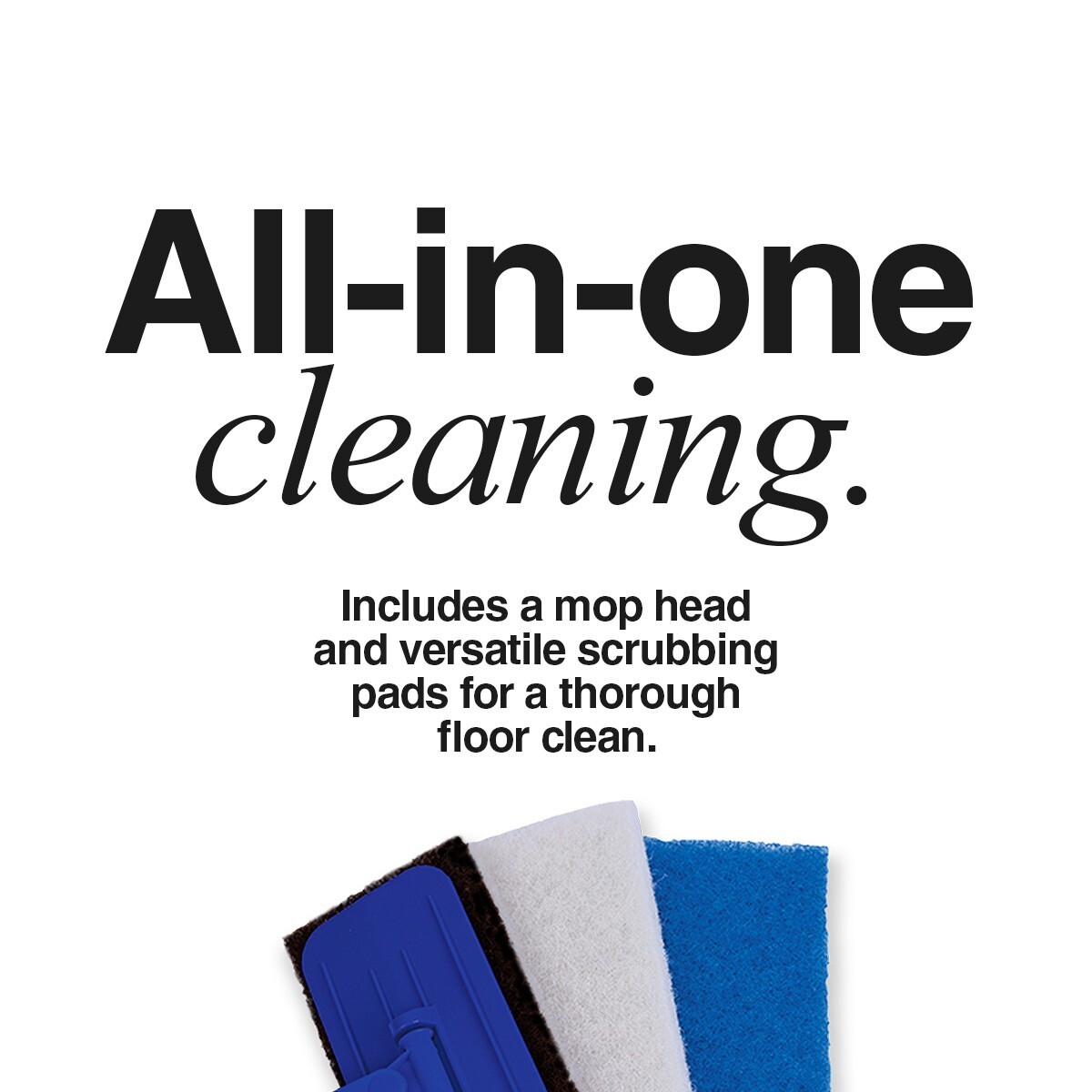 DoodleBug Octopus Scrubbing Mop Pack | Light, Medium, Heavy-Duty Floor ...