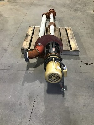 Tramco Pump 3112-4A2 Vertical Submerged Pump 99" Inches Plate to Bottom ...