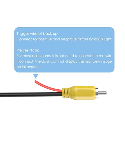 YQMAJIM RCA Plug to 4PIN Adapter Cable,(4 Ft) Thicker Connector Backup ...