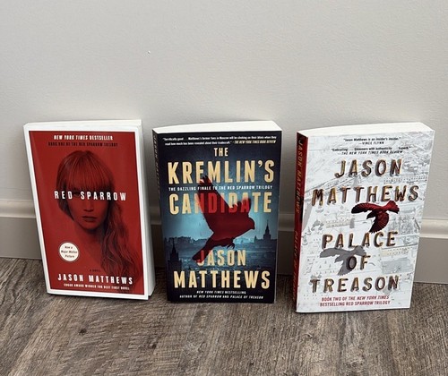 New Jason Matthews Trilogy Red Sparrow Thriller Book Set of Three | eBay