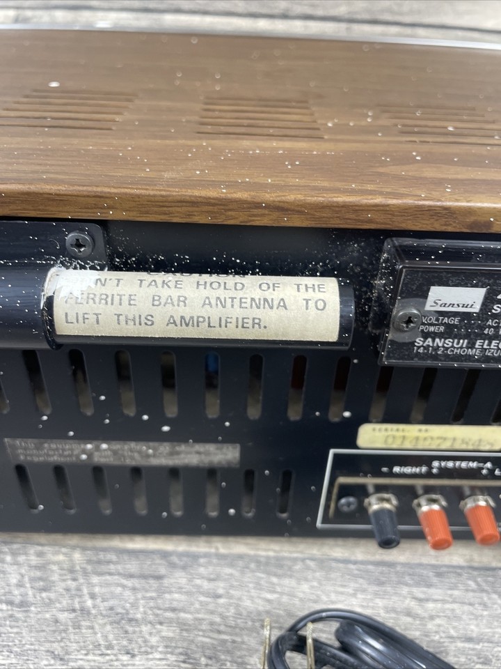 Sansui Model 441 Stereo Receiver, Clean Unit, 🔆Tested, Working🔆Ca.1974 ...