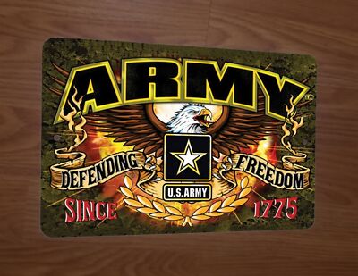 Army Defending Freedom Since 1775 Military 8x12 Metal Wall Sign | eBay