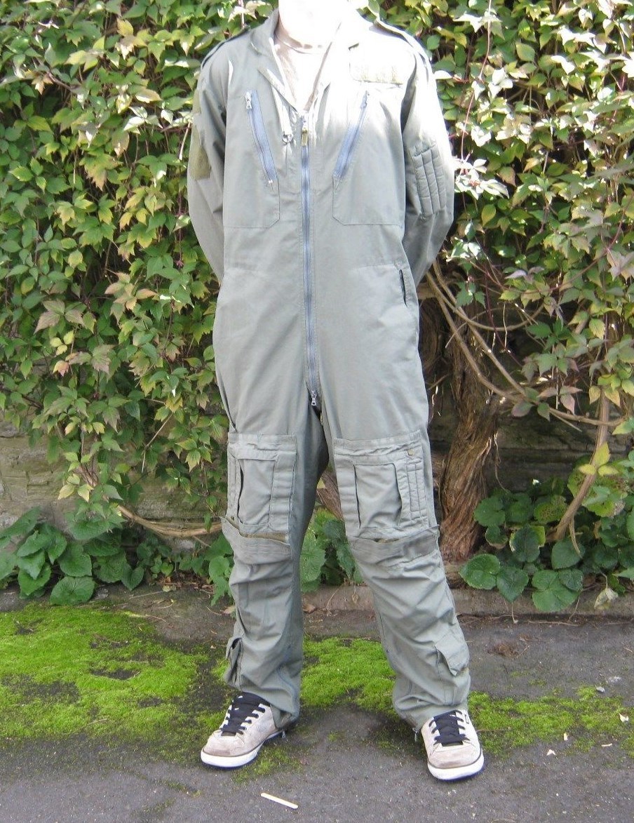 British RAF Flight Suit Green + Desert Royal Air Force Army Flightsuit ...