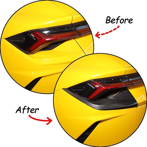 Dry Carbon Fiber Rear Tail Light Lamp Panel Cover For Lamborghini URUS ...