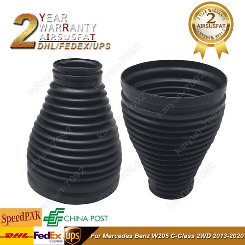 2x For Mercedes C-Class W205 C205 Front Air Suspension Shock Dust Cover ...
