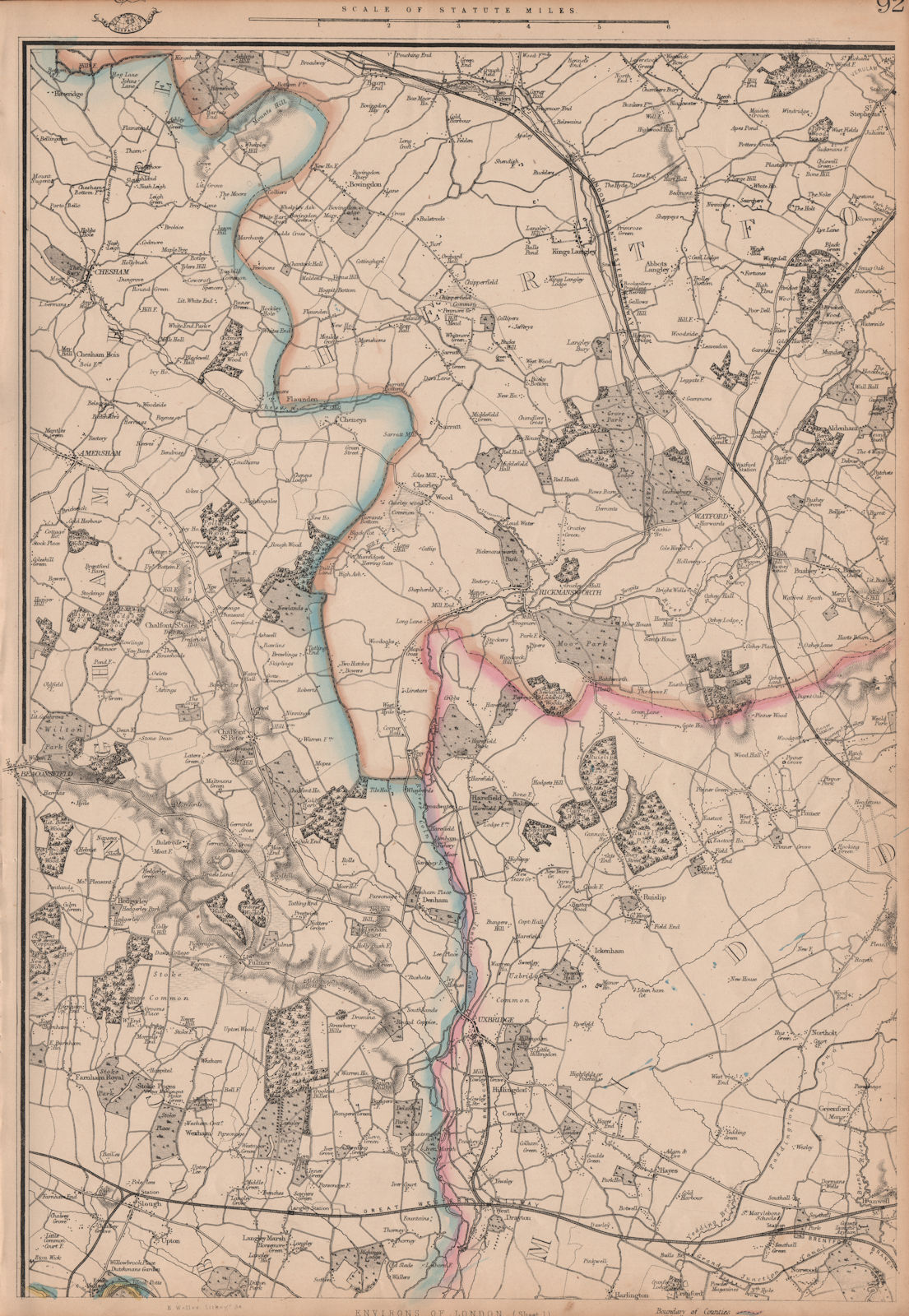 COLNE VALLEY Uxbridge Rickmansworth Watford Amersham Chalfonts. WELLER ...