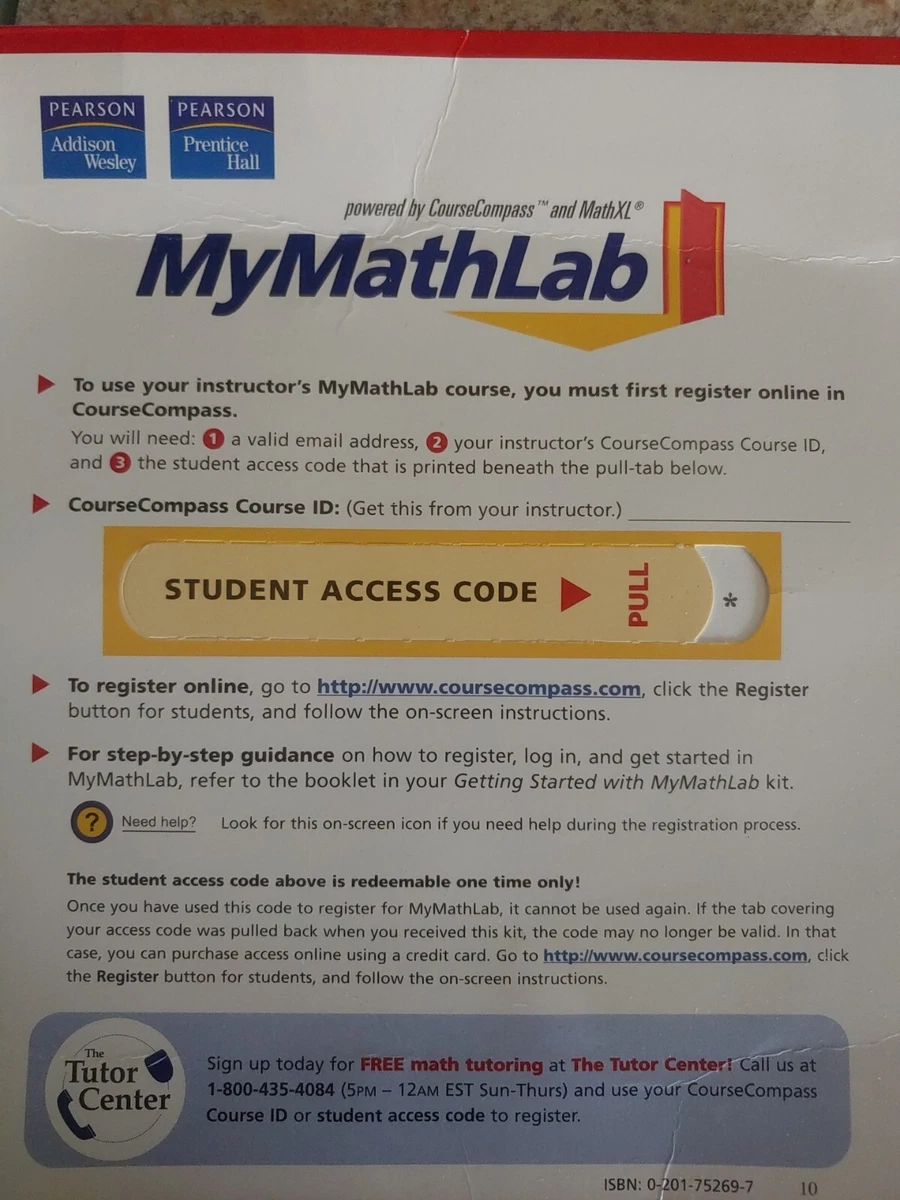 Mymathlab Student