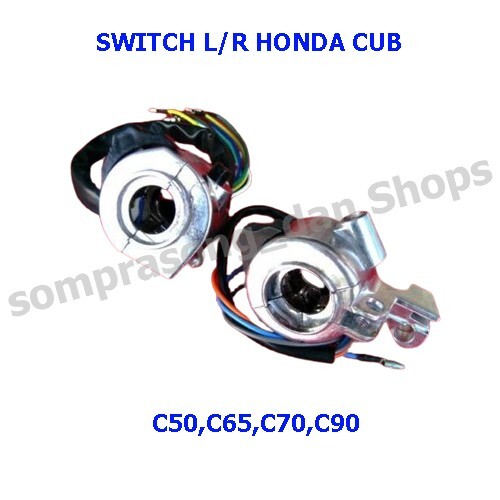 Honda CUB Switch Left Right Control C50 C65 C70 C90 Motorcycle Parts | eBay