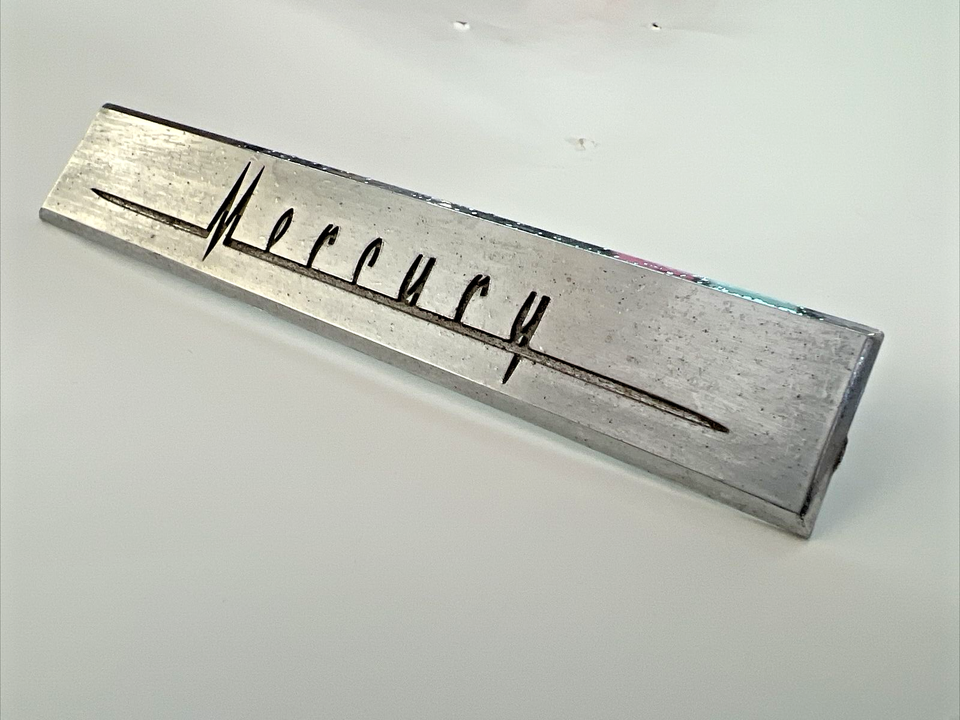 OEM Mercury 1960 1961 Interior Glove Box Nameplate Badge Ornament C0MB ...