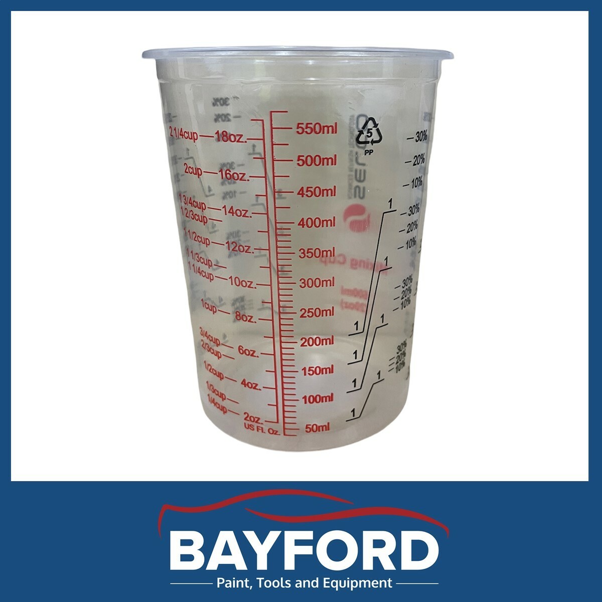 PLASTIC PAINT MIXING & STORAGE CUPS 400 X CUPS @ 600ML CALIBRATED SPRAY PAINTERS | eBay