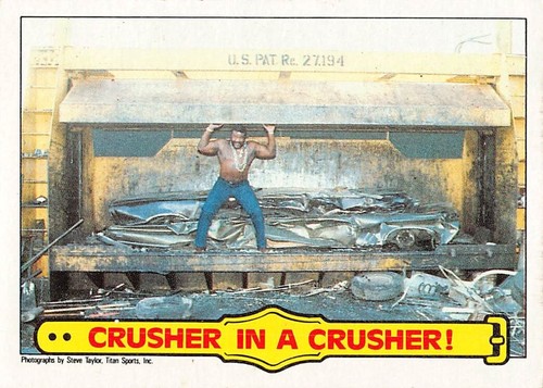 1985 Topps WWF Crusher in a Crusher! #54 Junkyard Dog | eBay