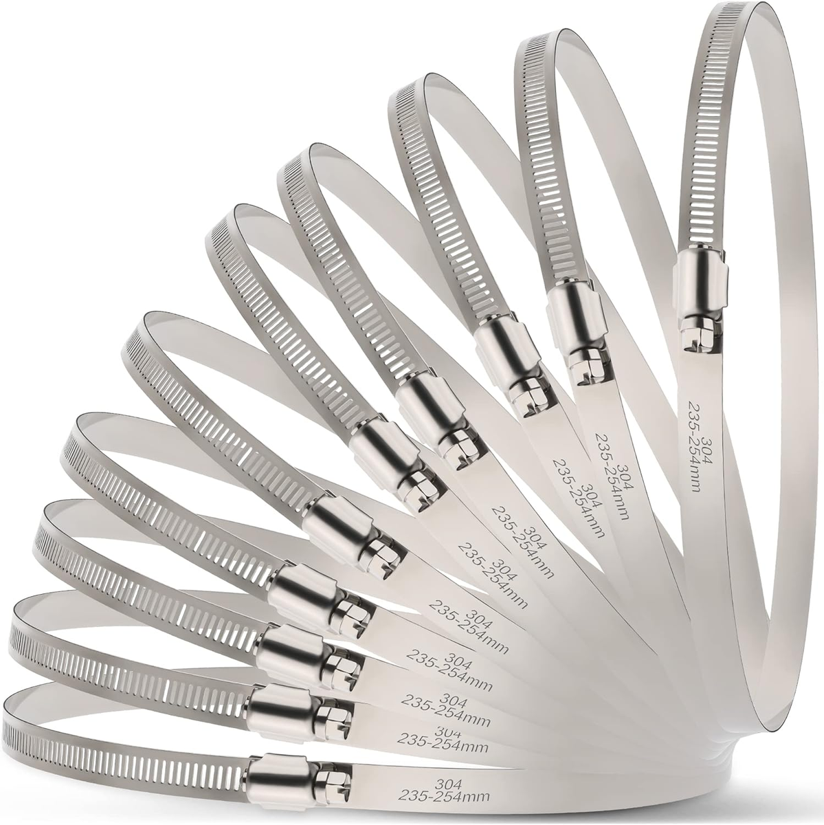 Large Stainless Steel Hose Clamps