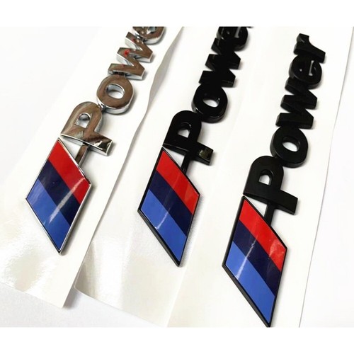 M Power Badge Series Tail Logo Emblem Sticker Car Rear Trunk Decal For ...