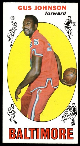 1969-70 Topps 12 Gus Johnson Baltimore Bullets RC EXMT | eBay