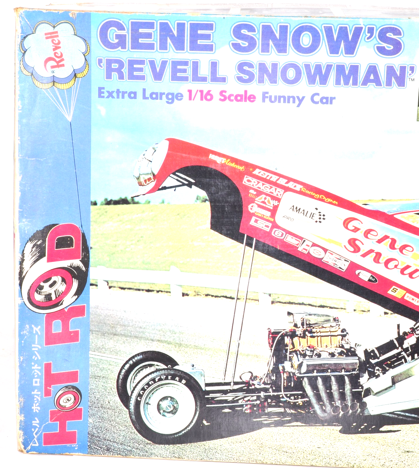 Rare Vintage Revell 1/16 Snowman Funny Car Extra Large Hot Rod Model ...
