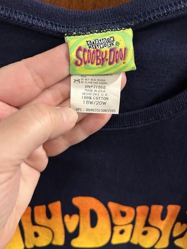 Vintage 1998 Hanna Barbera Scooby Dooby Doo Cartoon Network T-Shirt XL | eBay