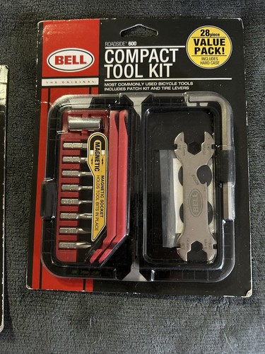 Bell Bicycle Compact 28 piece Took Kit w Case Roadside 600 NEW patches ...