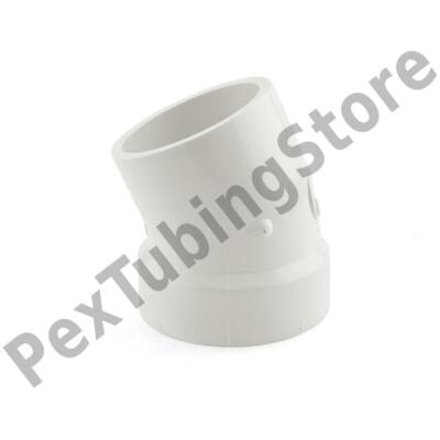 2" PVC DWV 22.5° Street Elbow | eBay