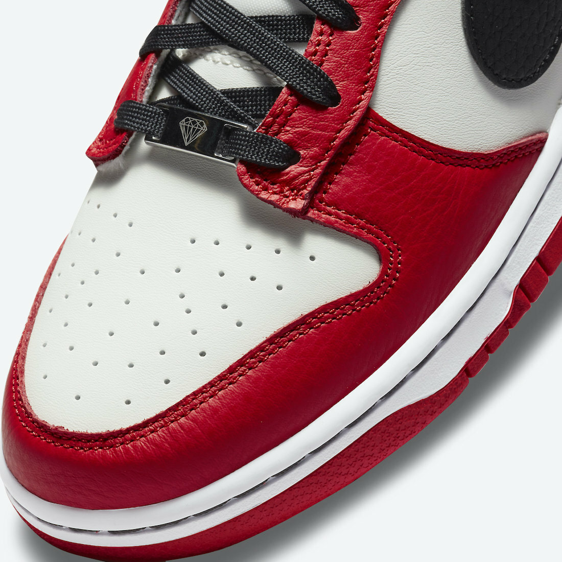 NBA x Nike Dunk Low EMB “Chicago” Casual Skateboard Shoes Sz 7 D06288 ...