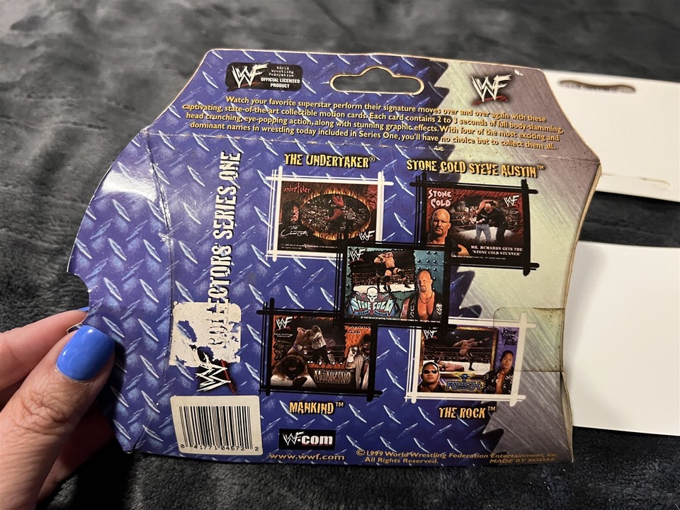1999 WWF WF MOTION CARD MANKIND "THE MANDIBLE CLAW" | eBay UK