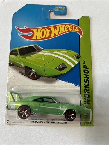 Hot Wheels '69 Dodge Charger Daytona Green #234/250 HW Workshop | eBay
