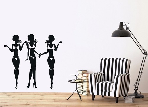 Vinyl Decal Decor for Dressing of Women's Clothes Store Room Wall ...