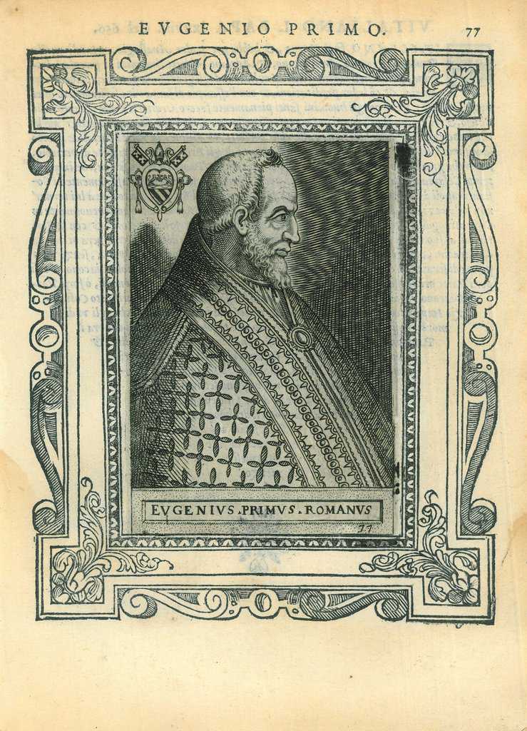 Portrait of Pope Eugene I | eBay