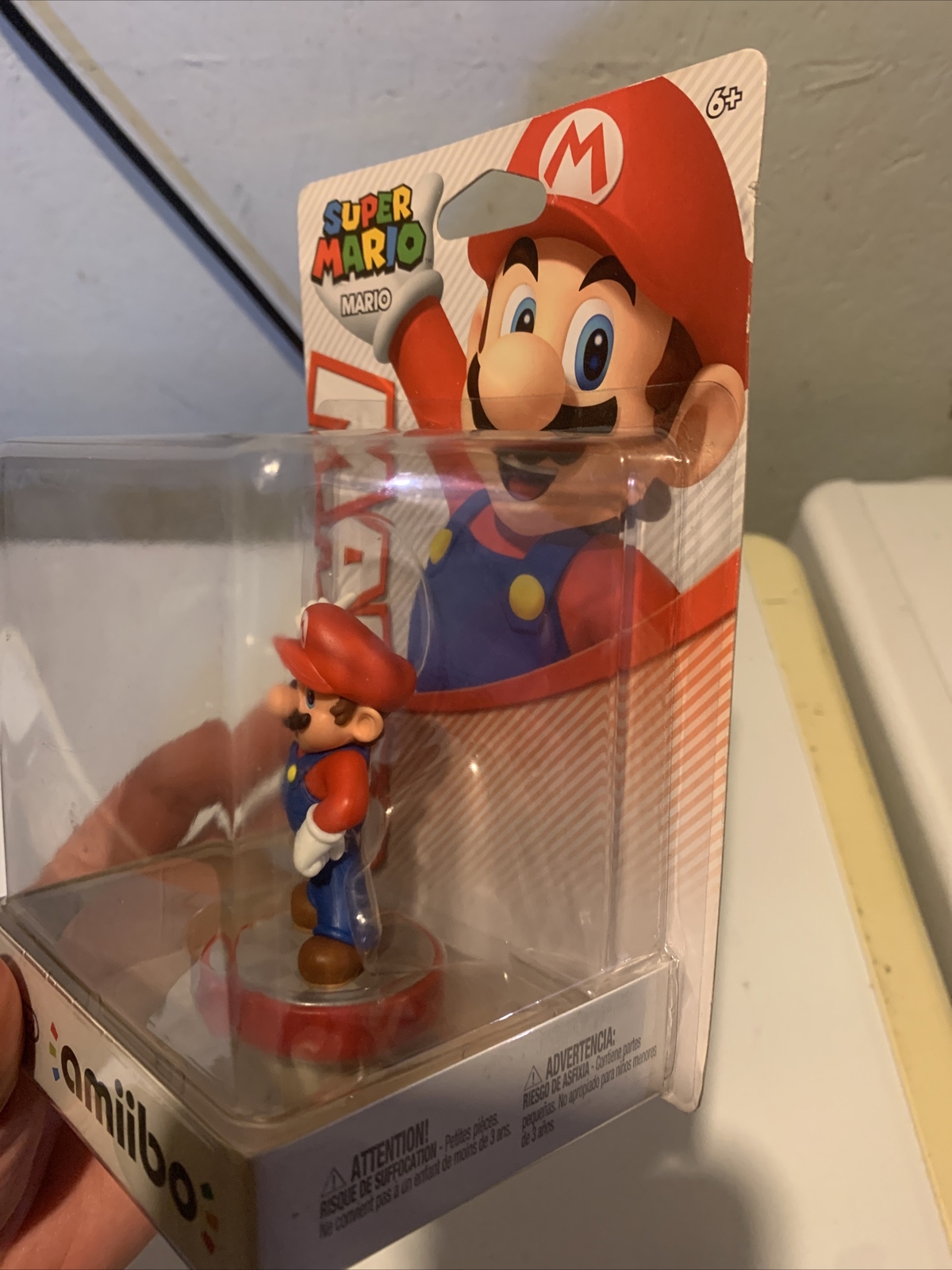 Defective Amiibo - Mario Unpainted Left Eyebrow. | eBay