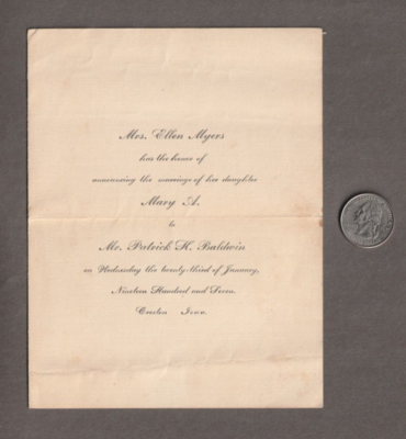 1940s Wedding Invitations 1940s Wedding Invitation Etsy