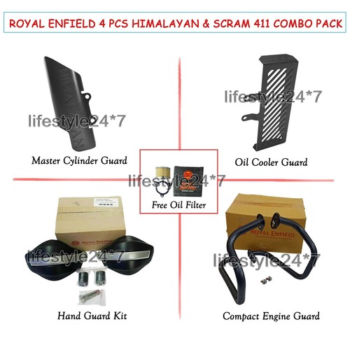 Royal Enfield "Master & Cooler & Hand & Engine Guard" For Himalayan ...