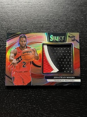 2024-25 Panini Select JONATHAN MOGBO Jumbo Rookie Swatches Copper 47/49 ...