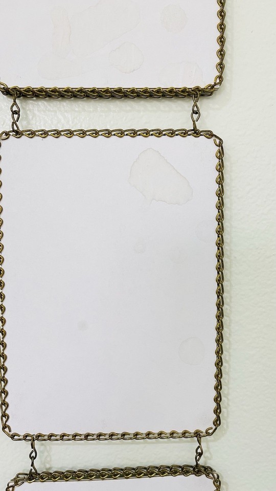 VICTORIAN 4 part CHAIN FRAME & Glass Picture, Woman, stages of Lafe ...