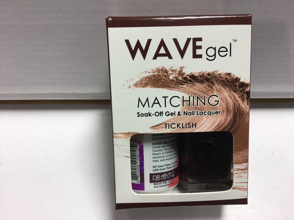 Wave Gel matching Soak Off gel polish Pick Your Color 0.5 oz / 15mlLED ...